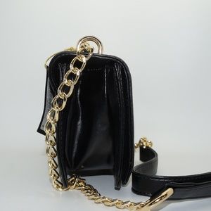 bebe | Bags | Bebe Black Mini Quilted Studded Crossbody Purse | Poshmark